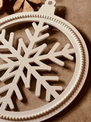 SNOWFLAKE PLAQUE– Arte Corazon