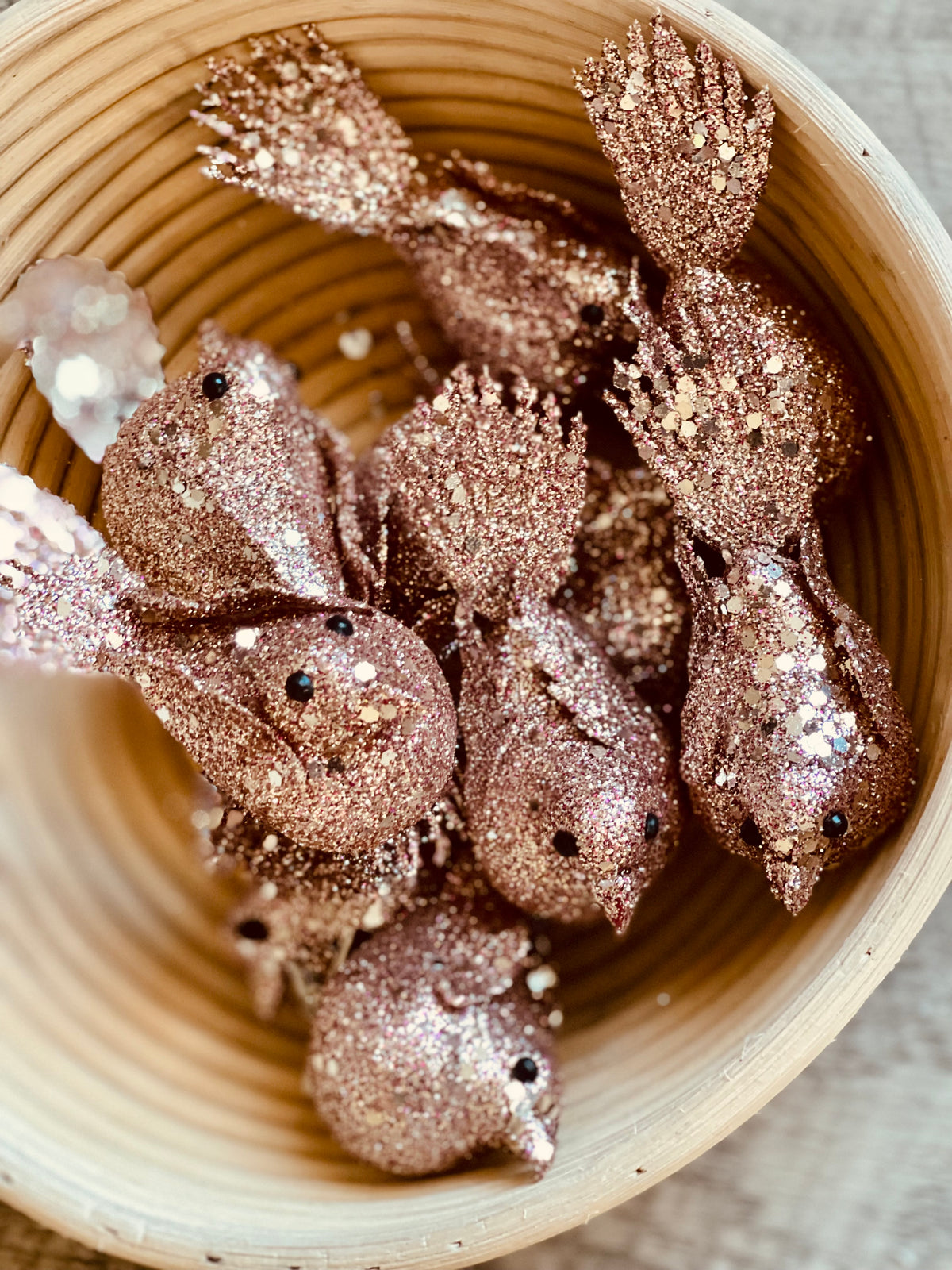 6PC BLUSH BIRDS– Arte Corazon